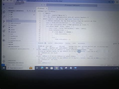 Getting Error While Setting Environment For Sap Btp Rsap