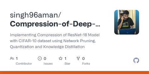 Github Singh96aman Compression Of Deep Neural Networks Implementing Compression Of Resnet 18