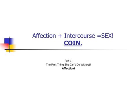 PPT Affection Intercourse SEX COIN PowerPoint Presentation Free Download ID