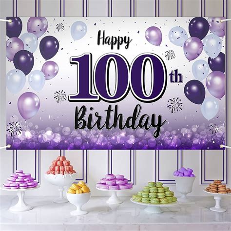 100th Birthday Party Supplies 100th Birthday Party Supplies