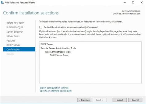 Install And Configure Dhcp Server On Windows Server Active Directory Pro