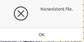 How To Disable The Error Window Nonexistent File In Libreoffice Calc