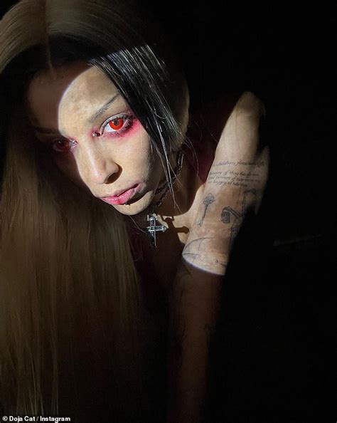 Doja Cat Transforms Into Sexy Werewolf While Modeling Leather Corset