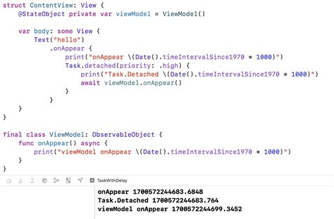 Async Func Is Invoking With Delay From Ui Thread Using Swift Swift Forums