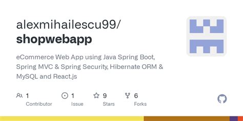 GitHub Alexmihailescu99 Shopwebapp ECommerce Web App Using Java