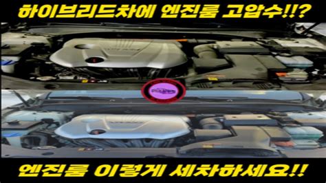 하이브리드 차량 엔진룸 세차하기 6시간반의 효도세차 Youtube