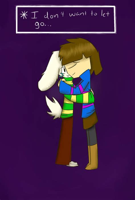 Asriel And Frisk Hug By Charano On Deviantart