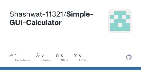 Github Shashwat 11321simple Gui Calculator