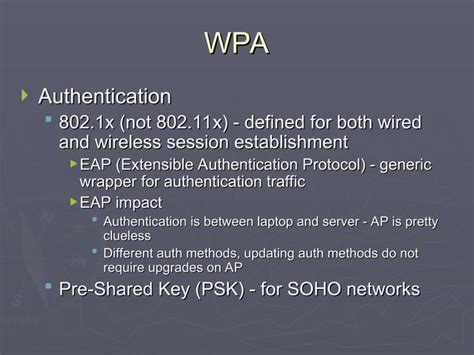Wlan Security Outline Ppt