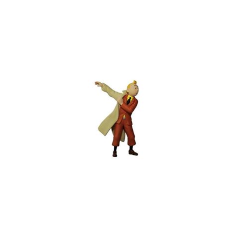 Buy Kuifje Kuifje Met Jas Pvc Figuur 8 Cm