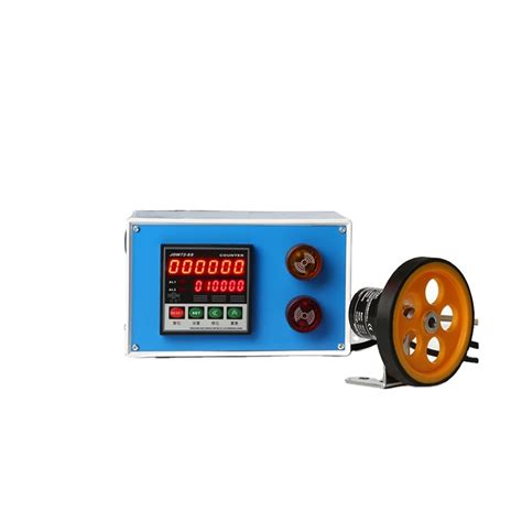 Length Meter Counter With Encoder And Control Box Length Controller Roller Type Digital Length