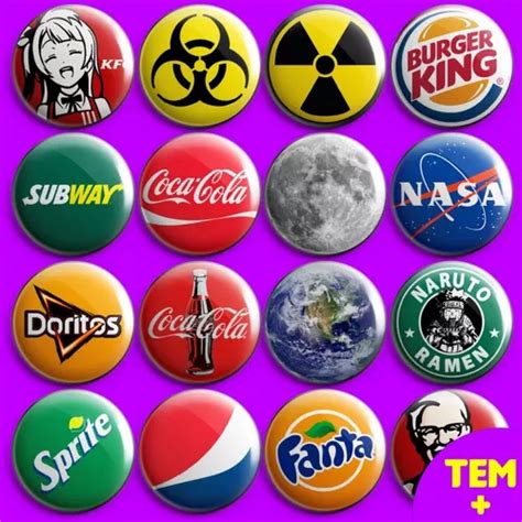 Bottons Variados Parte 1 Kit Com 10 Bottons Botton Broche