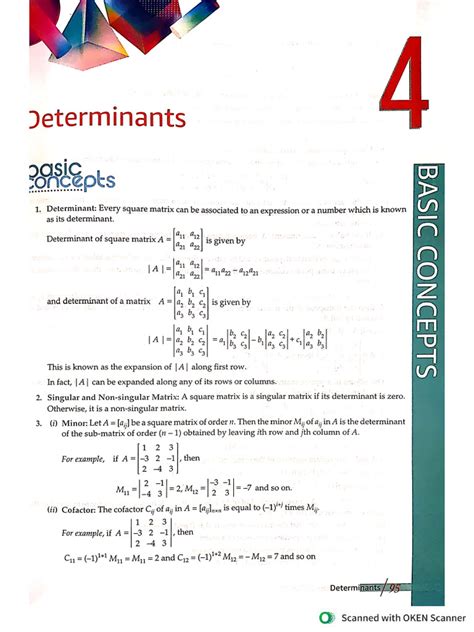 determinant pdf