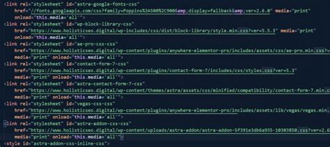 Load Css Asynchronously And Remove Render Blocking Css Holistic Seo