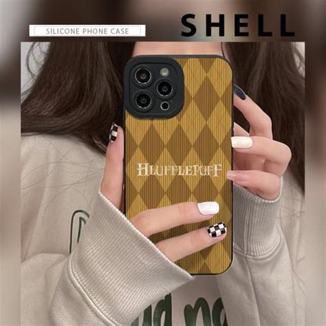 Ipj赫奇帕奇學院適用15蘋果13手機殼iphone12新xs Max歐美個性小眾11 Pro Max哈利波特簡約棱格7 8plus硅膠14 手機保護套 殼 Etmall東森購物網