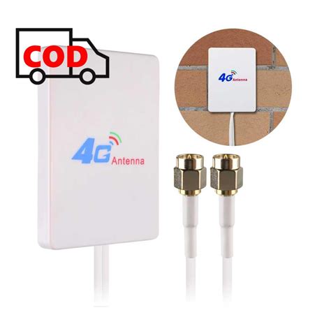 Jual Antena Modem G G Lte Dbi Sma Eksternal Penguat Sinyal Dengan Kabel Meter Shopee