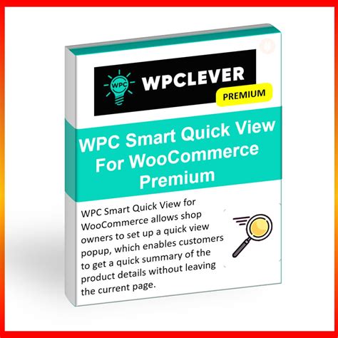 WPC Smart Quick View For WooCommerce Premium PluginJet