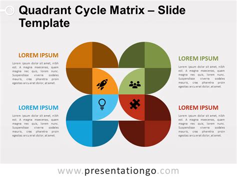 Các Powerpoint Template Quadrant Mẫu Thiết Kế Slide Với Lưới Ngắn