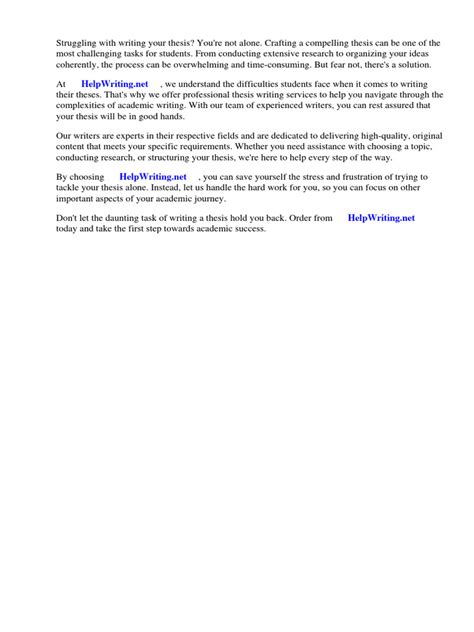 Main Thesis Example Pdf