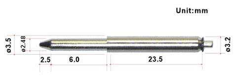 Probots Gp 1s Guide Pin With Spring Loaded Pcb Positioning Alignment 350g Force 3 2mm Od Buy