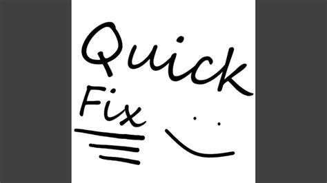 Quick Fix Youtube