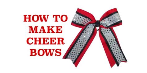 How To Make A Basic Cheer Bow Hairbows101 Com How To Make A Basic Cheer Bow Https