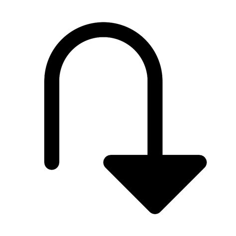 Arrow U Right Down Fill Vector Svg Icon Svg Repo