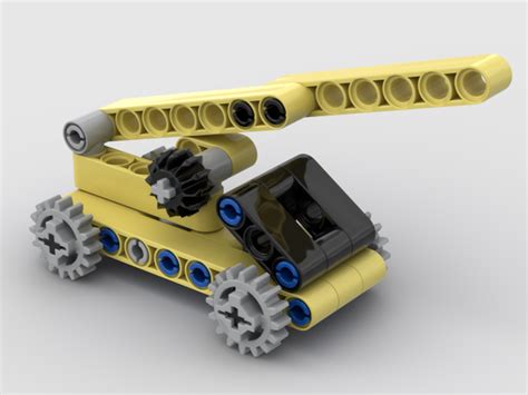 Lego Moc Lego Technic Mini Mobile Crane By Legogamer117 Rebrickable