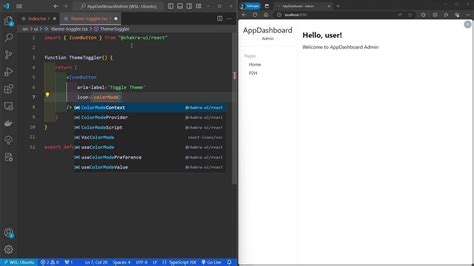 Learn React Js Dashboard Topbar Theme Toggler No Talking Youtube