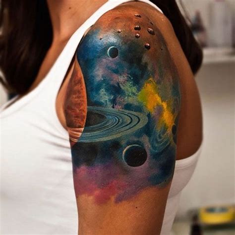 9 Best Outer Space Tattoo Designs And Ideas 2023