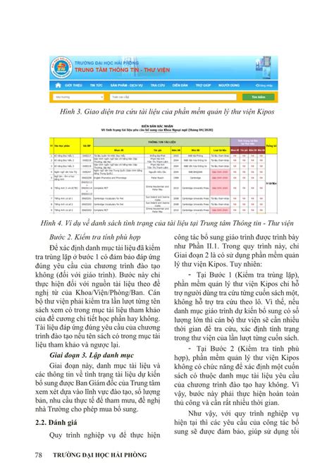 Ứng dụng lập trình VBA trong bổ sung giáo trình tại trường Đại học Hải Phòng