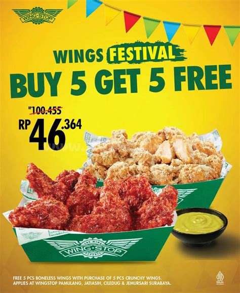 Promo Wingstop Festival Gratis 5 Boneless Wings Scanharga