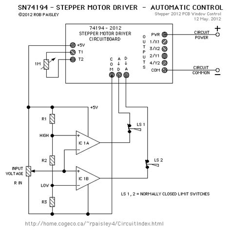 Automated Motor Control Circuit Control Circuit Circuit Diagram SeekIC Com