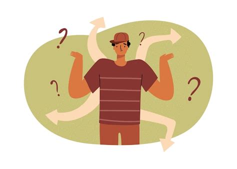 Premium Vector Choosing From Multiple Directions Solutions Path