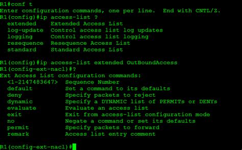 Working With Cisco Access Control Lists Acls Ccie Or Null