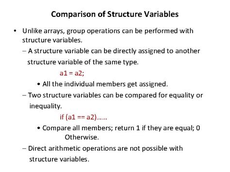 Structures Introduction To Structures Defining A Structure Processing