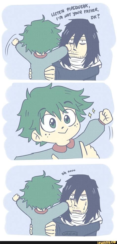 My Hero Academia Bnha Izuku Midoriya Deku Shota Aizawa Eraserhead Boku No Hero