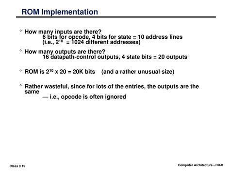 Ppt Computer Architecture Class 9 Microprogramming Powerpoint