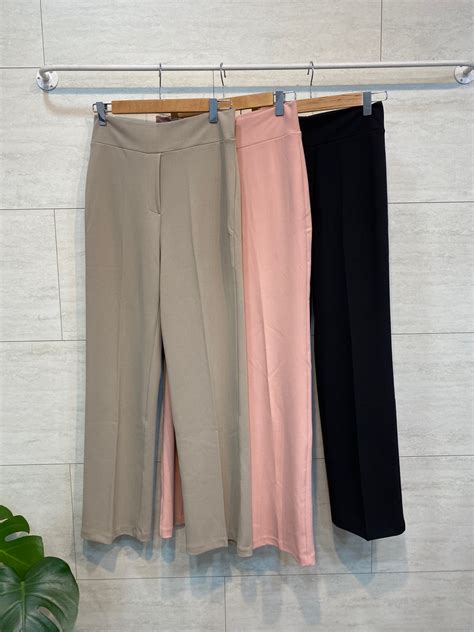 찰떡 쫀쫀 허리밴딩 스판 일자핏 데일리 슬랙스 팬츠 에이블리