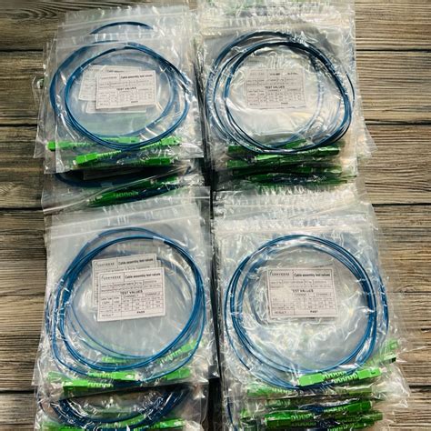 20 50 100pcs Converge Patch Cord Fiber Optic Patch Cable 1 5m Simplex Single Mode Sc Apc To Sc