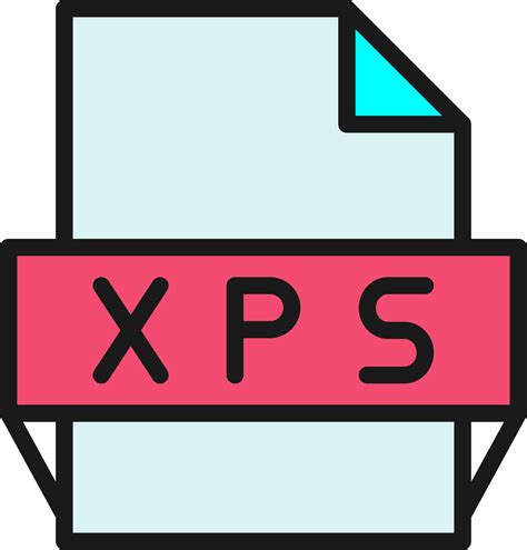 Xps File Format Icon 15828255 Vector Art At Vecteezy