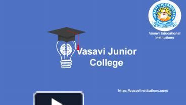 Ppt Vasavi Degree College 1 Powerpoint Presentation Free To