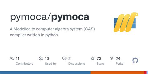 GitHub Pymoca Pymoca A Modelica To Computer Algebra System CAS