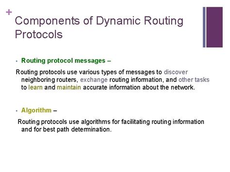 Dynamic Routing Protocols Ch 2 Outline Dynamic Routing