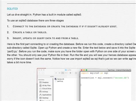 python heroes using sqlite in python teaching resources