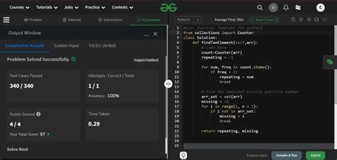 Chetana Matta On Linkedin Geeksforgeeks Potd Day4 Problemsolving Codingchallenge Techjourney