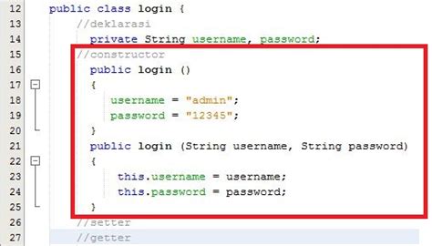 Praktikum Pbo Penggunaan Constructor Pada Netbeans