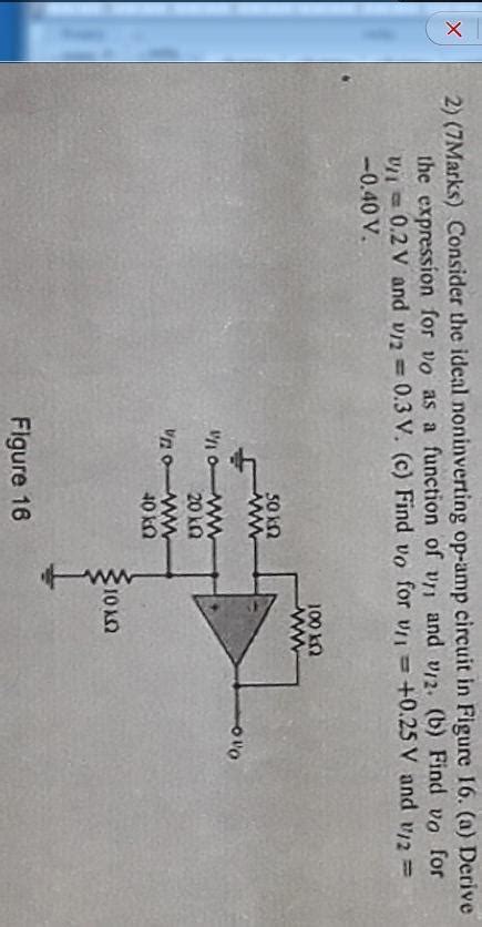 Solved Electronics Engineering Please Explain To Me The Chegg Com