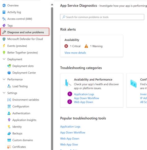 How Can I Fix An App Service Always Loading Deployments And Never Loads Up The Webpage