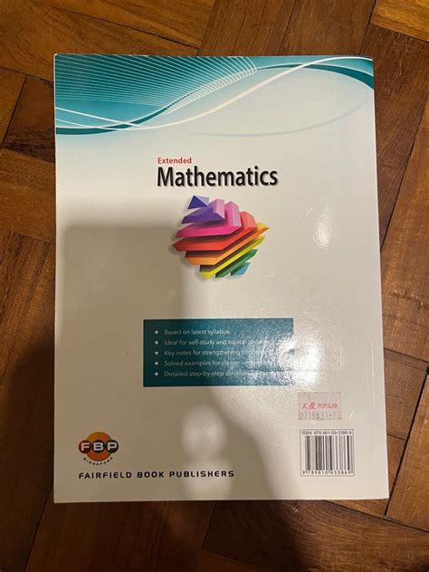 Igcse Extended Mathematics Textbook Hobbies And Toys Books And Magazines Textbooks On Carousell
